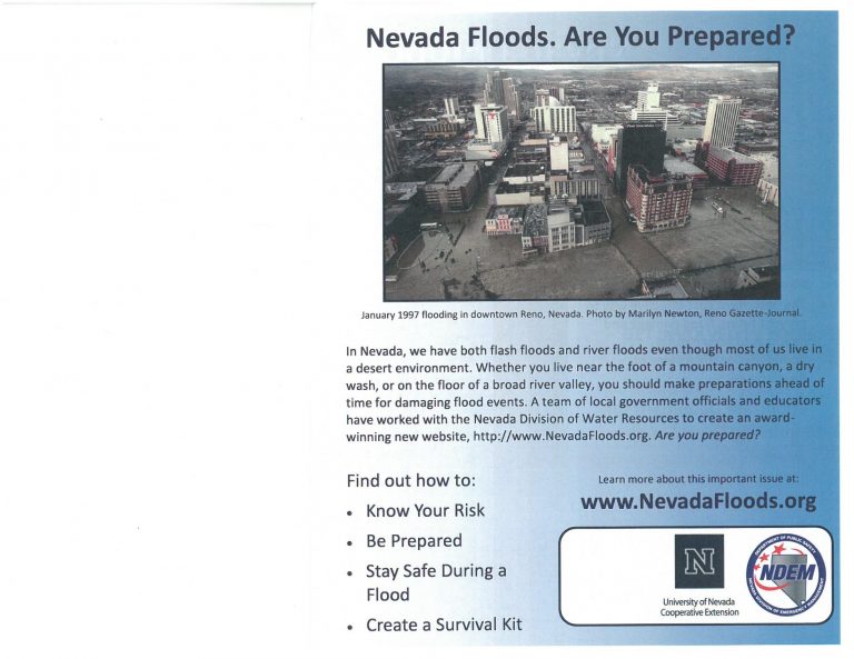 Flood Awareness – Information and Preparedness – Carson Water ...